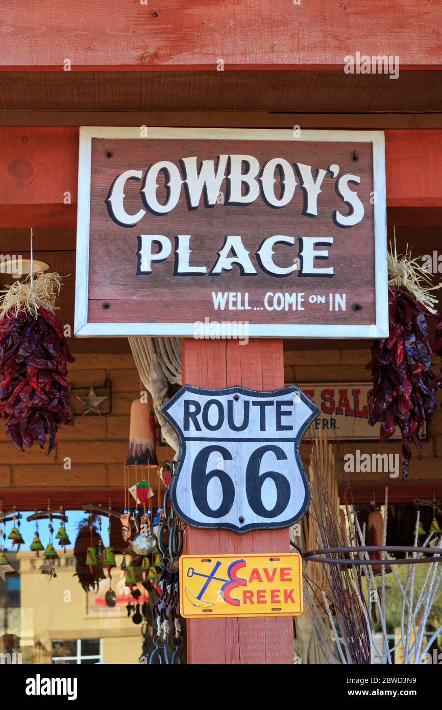 Tumbleweed Hotel,Cave Creek,Arizona,USA Stock Photo - Alamy