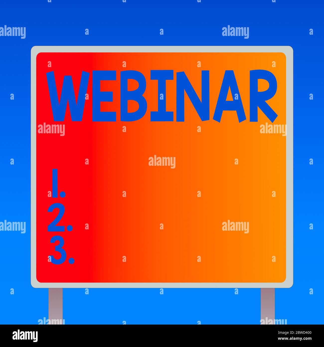 Writing note showing Webinar. Business concept for engaging online ...