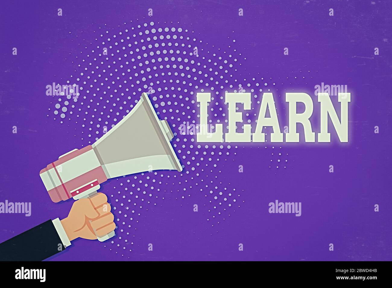 Handwriting text Learn. Conceptual photo process of acquiring new modifying existing knowledge ...