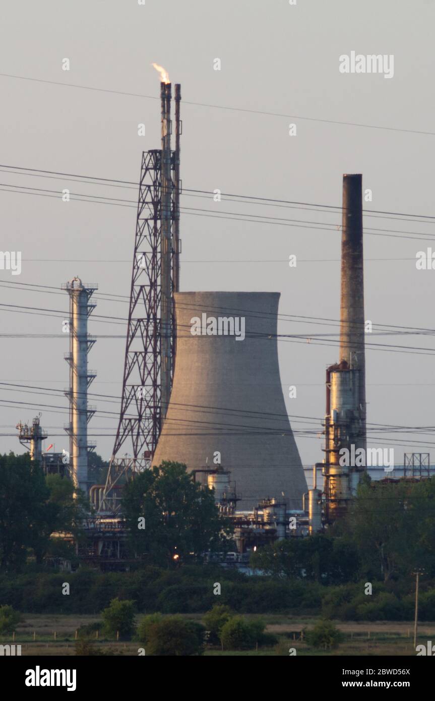 Stanlow Oil Refinery Ellesmere Port High Resolution Stock Photography ... Stanlow Oil Refinery Ellesmere Port High Resolution Stock Photography ...