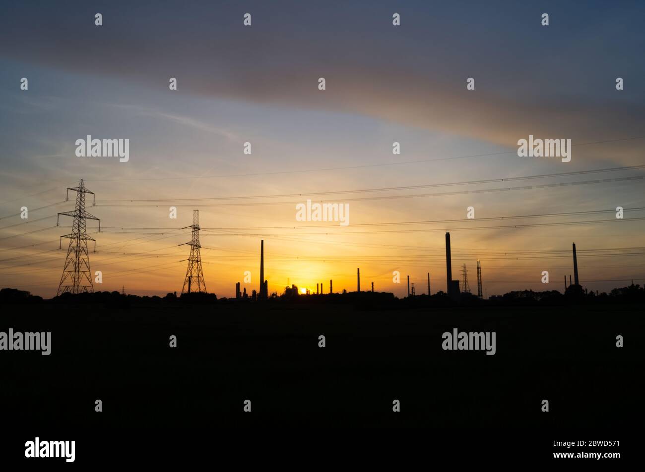 Stanlow Oil Refinery Ellesmere Port High Resolution Stock Photography ... Stanlow Oil Refinery Ellesmere Port High Resolution Stock Photography ...