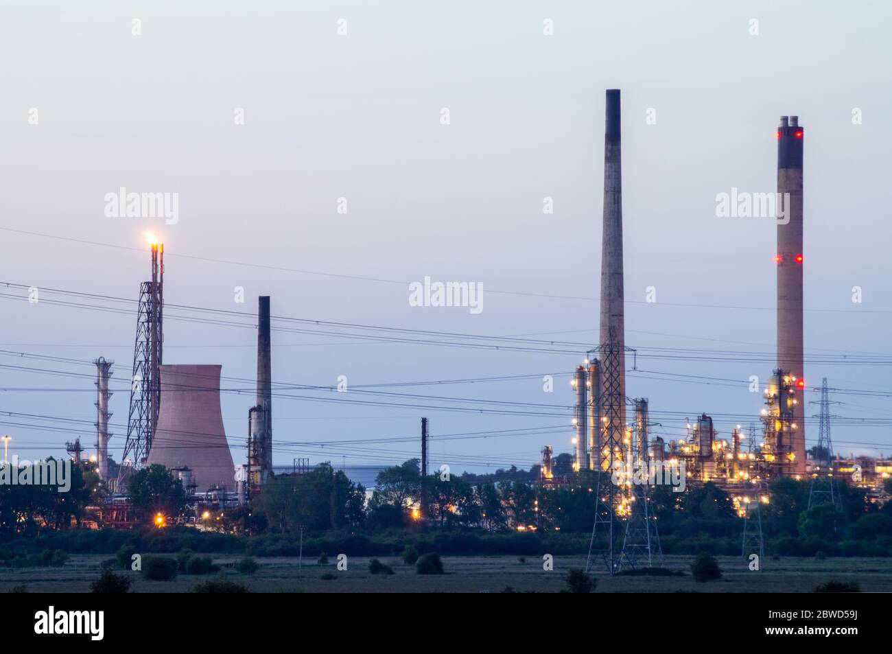 Stanlow Oil Refinery Ellesmere Port High Resolution Stock Photography ... Stanlow Oil Refinery Ellesmere Port High Resolution Stock Photography ...