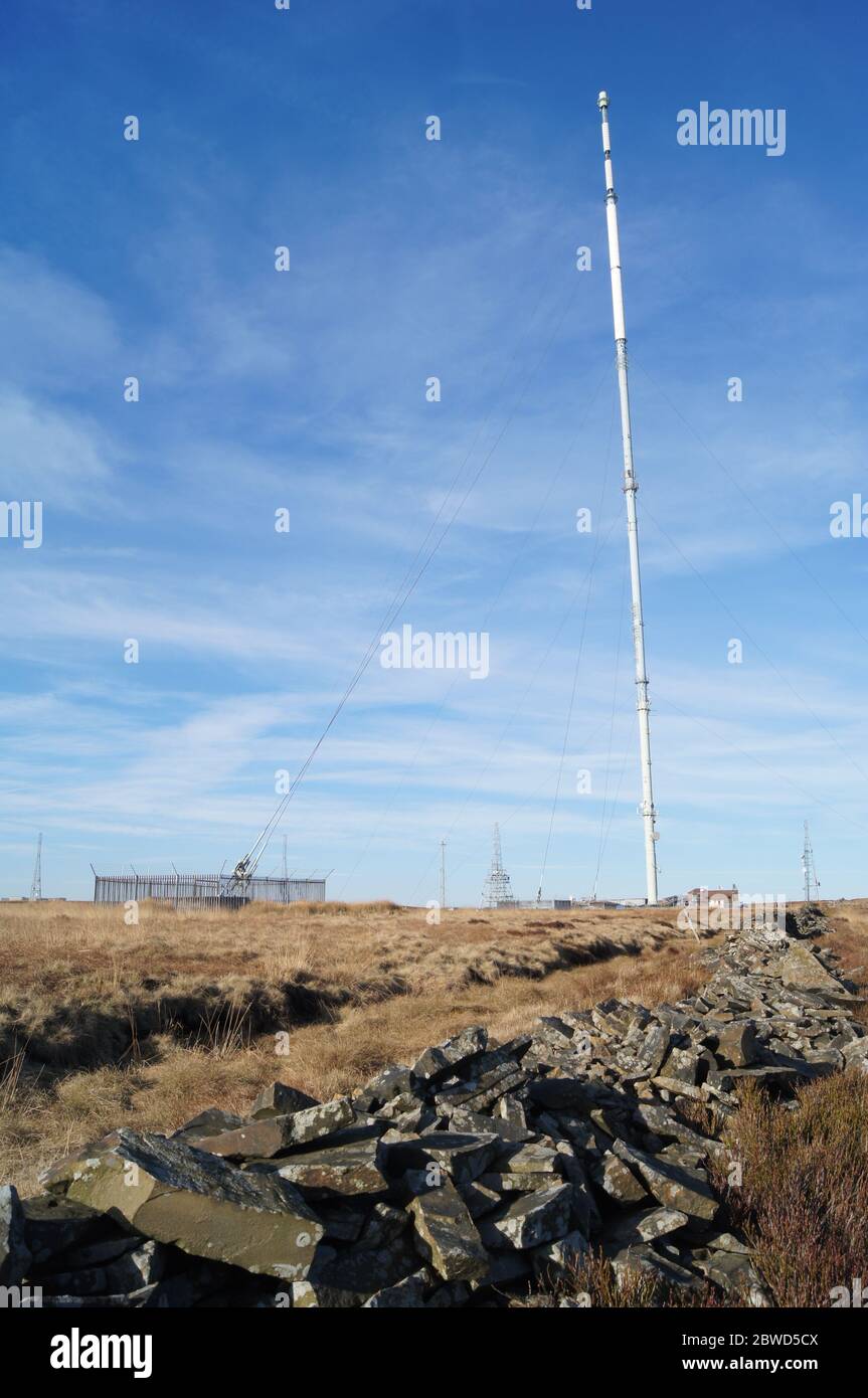 Winter hill transmitting tower hi-res stock photography and images - Alamy