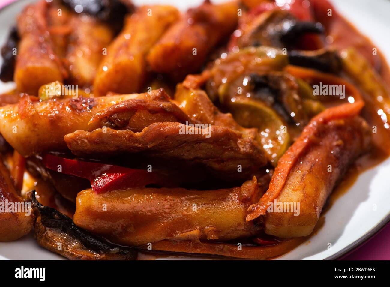 Tteokbokki topokki hi-res stock photography and images - Alamy