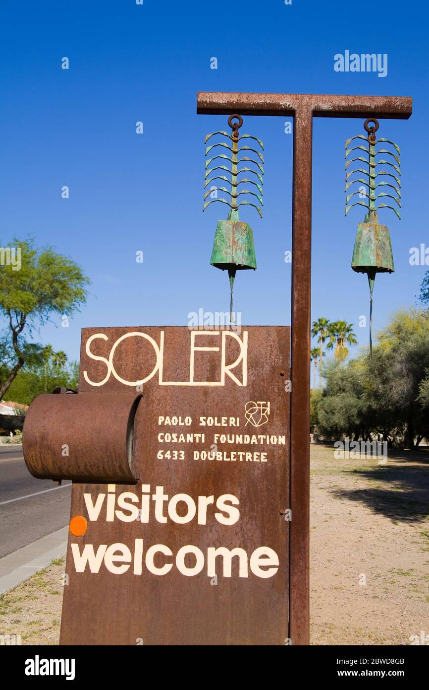 Cosanti Gallery, Scottsdale, Phoenix, Arizona, USA Stock Photo - Alamy