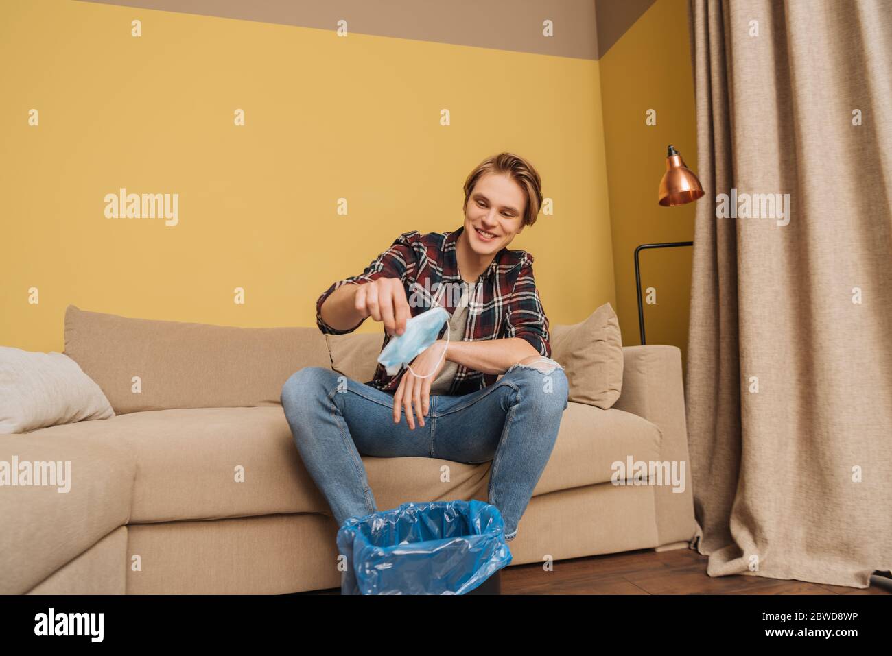 Throwing the mask hi-res stock photography and images - Alamy