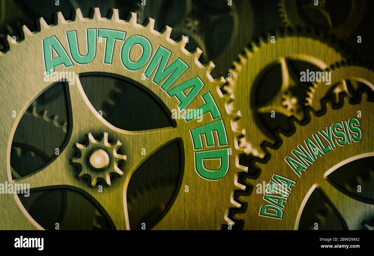 Word writing text Automated Data Analysis. Business photo showcasing Artificial intelligence and ...