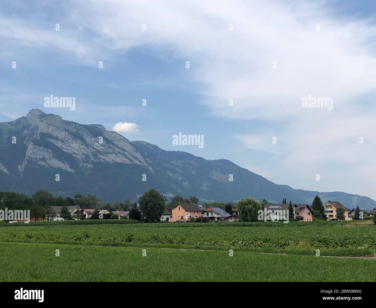 Liechtenstein beautiful countryside Stock Photo - Alamy