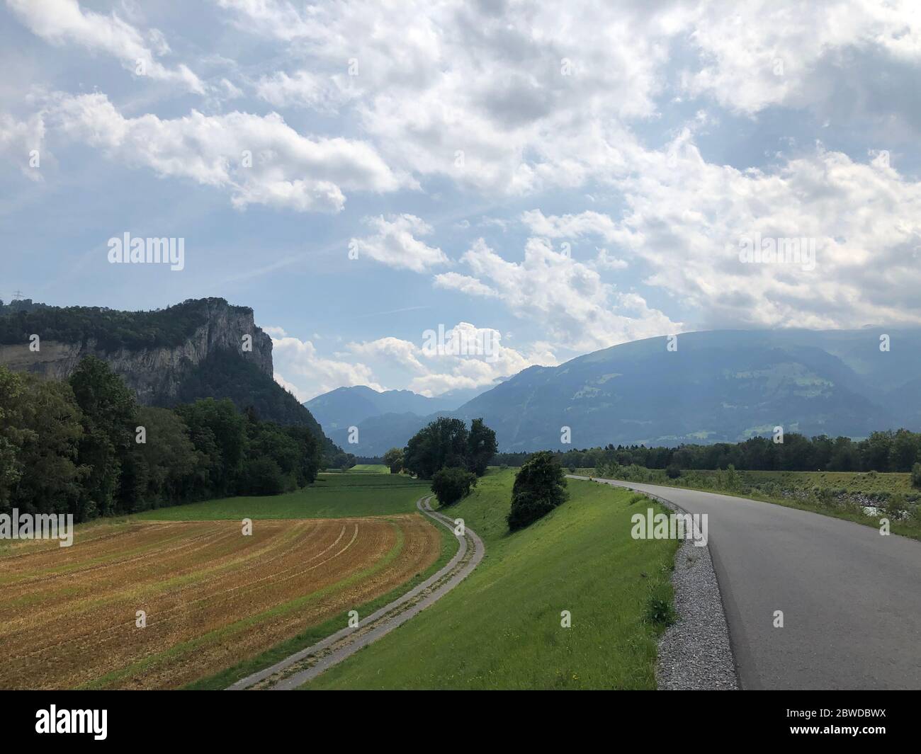 Liechtenstein beautiful countryside Stock Photo - Alamy