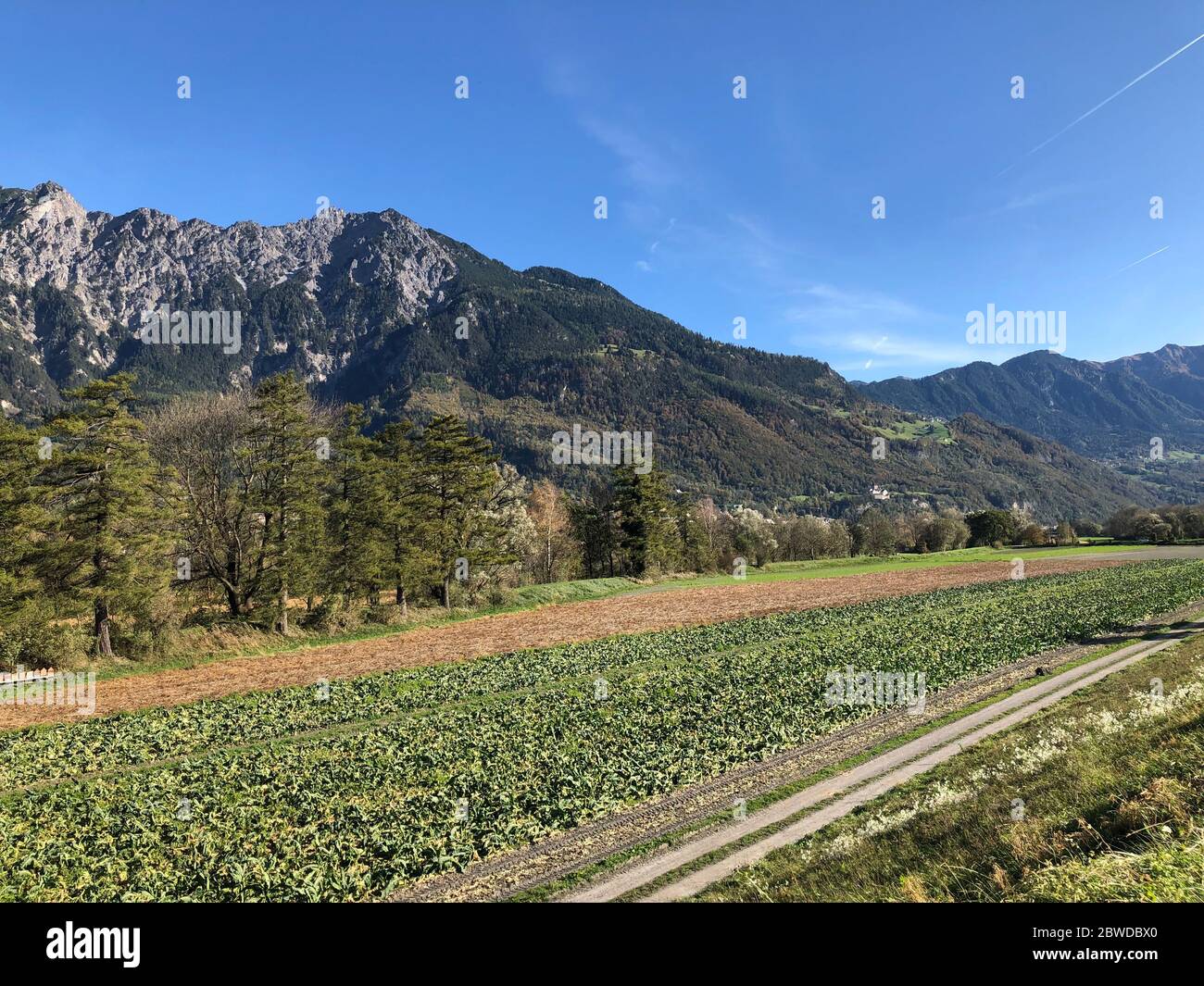 Liechtenstein beautiful countryside Stock Photo - Alamy