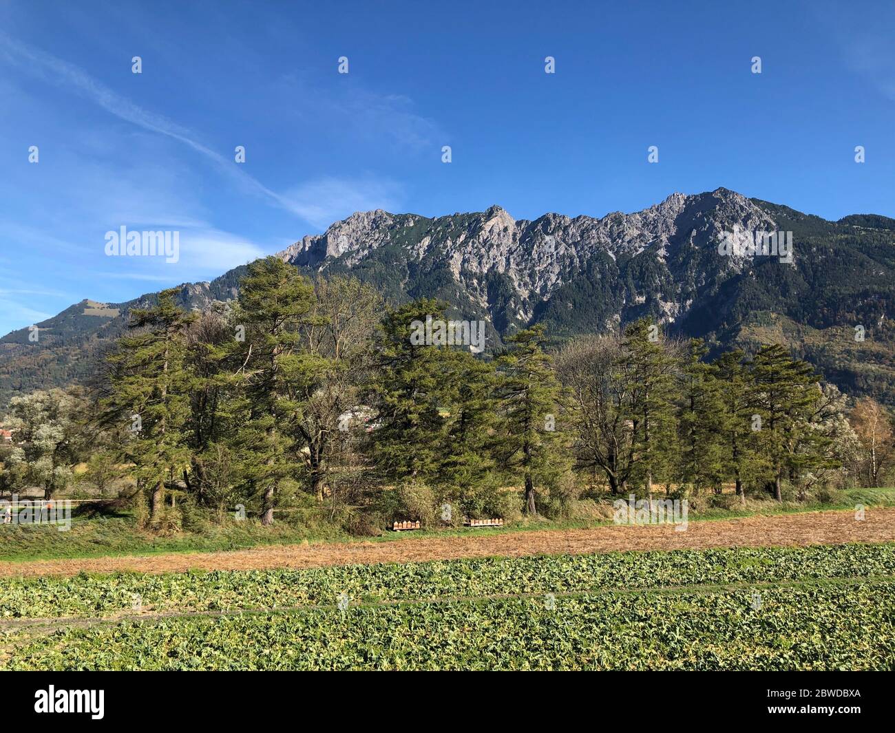Liechtenstein beautiful countryside Stock Photo - Alamy