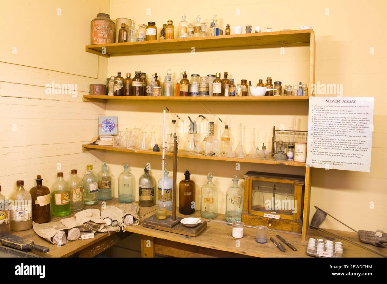 Silver Assay Offce, Courthouse State Historic Park, Tombstone, Cochise ...