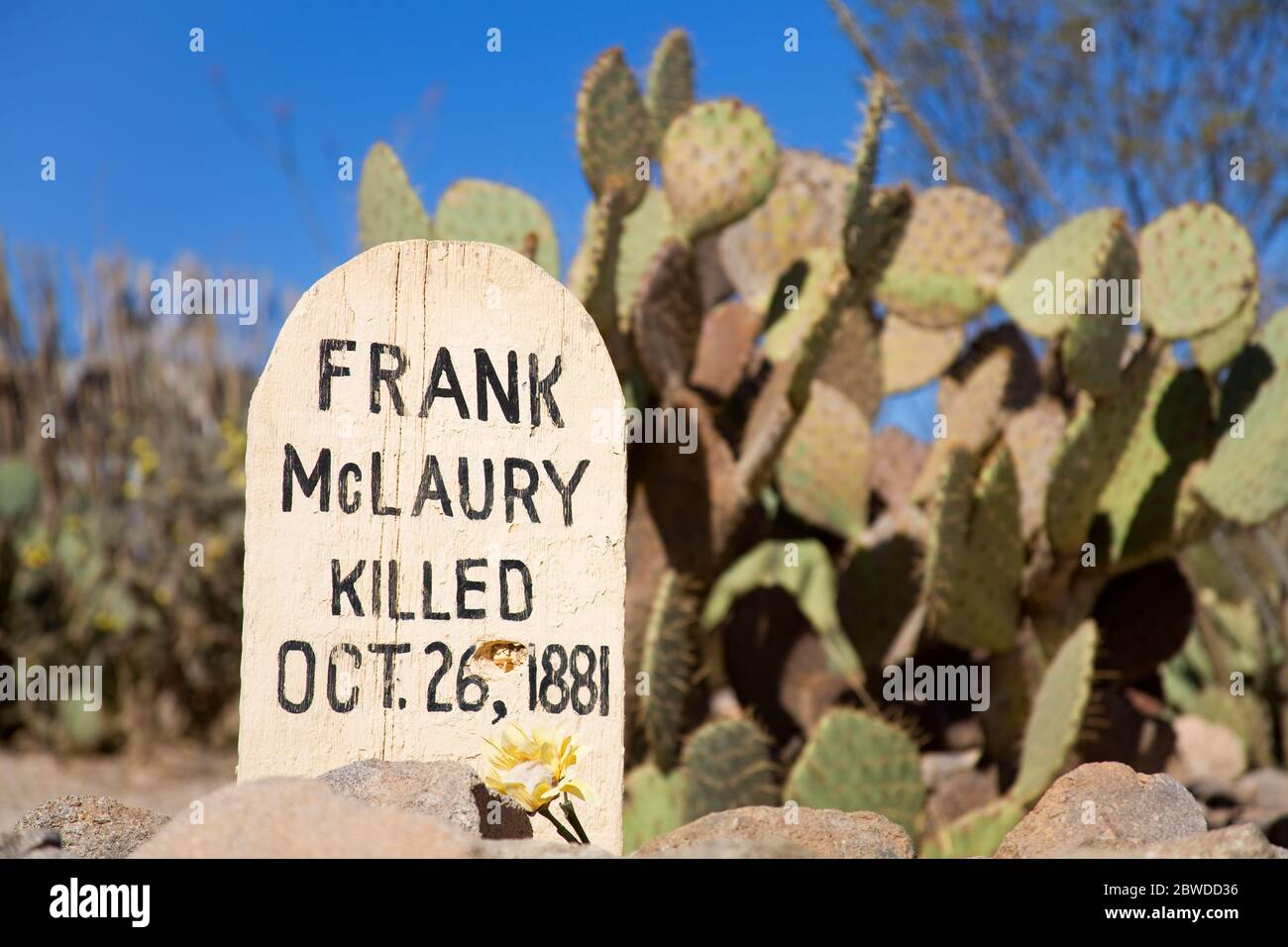 Boothill Graveyard, Tombstone, Cochise County, Arizona, USA Stock Photo ...