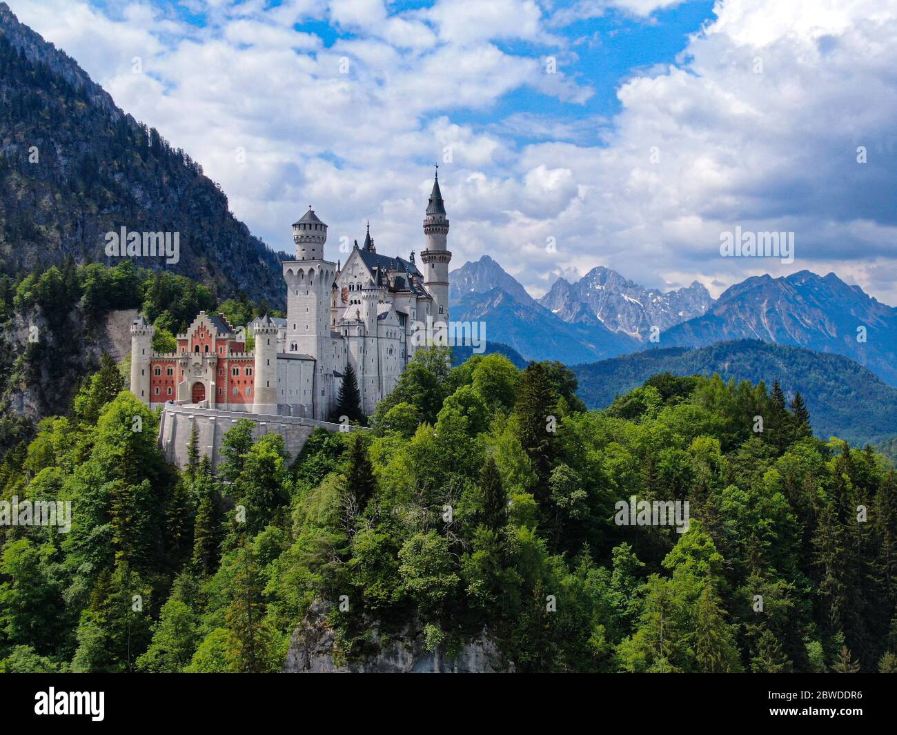 Famous Neuschwanstein Castle in Bavaria Germany Stock Photo - Alamy