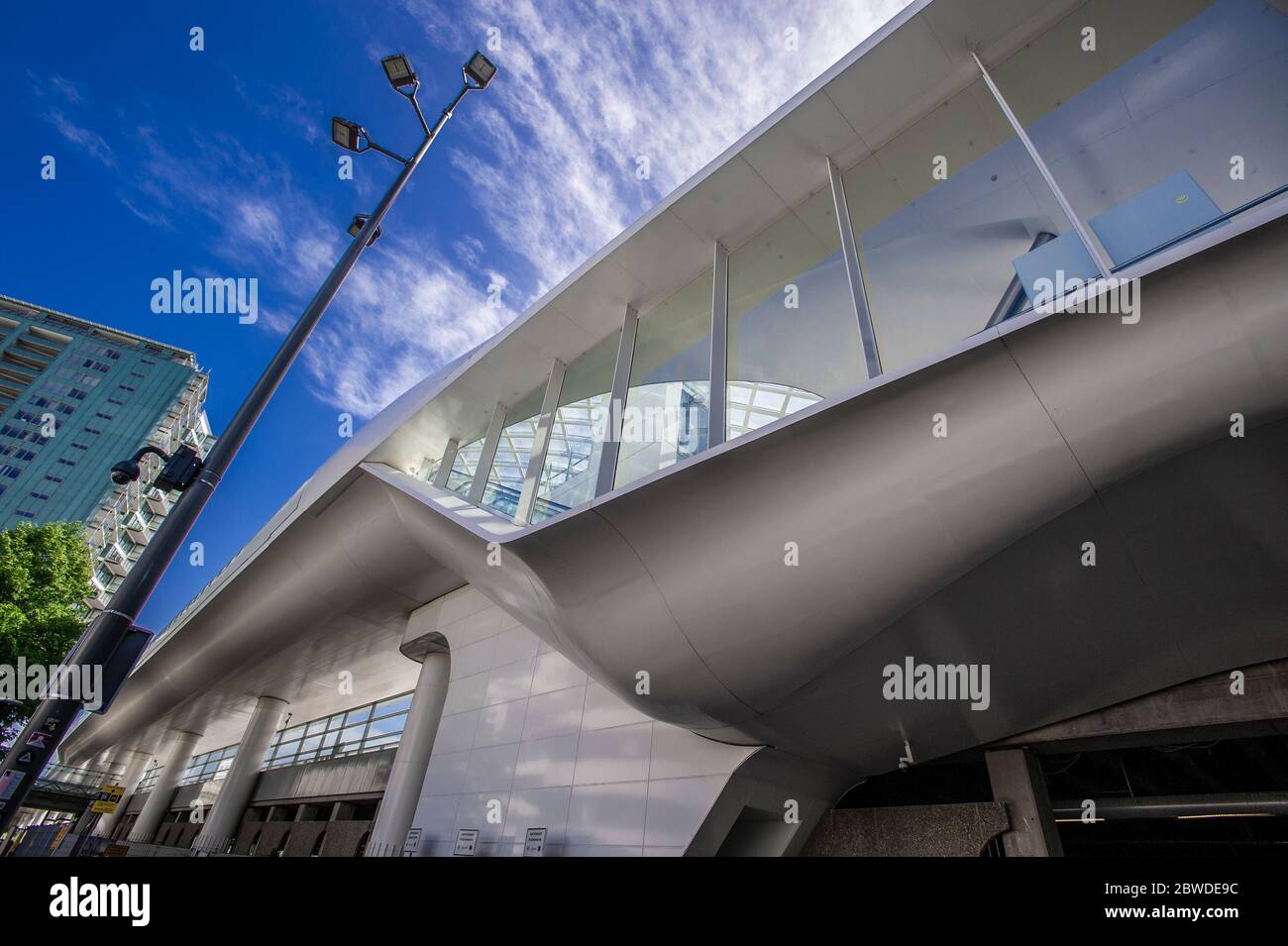 The Hague, The Netherlands. May, 2020. The Hague Metro E-Line Station ...