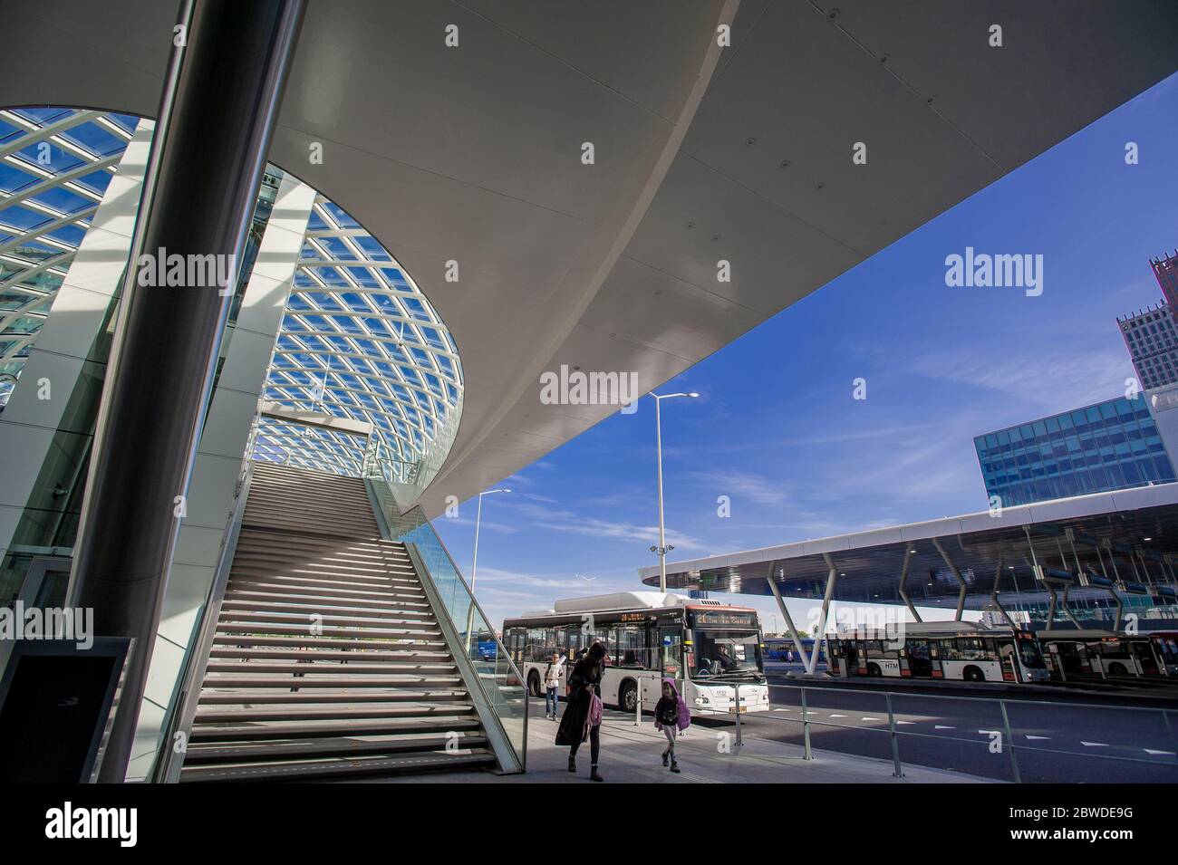 The Hague, The Netherlands. May, 2020. The Hague Metro E-Line Station ...