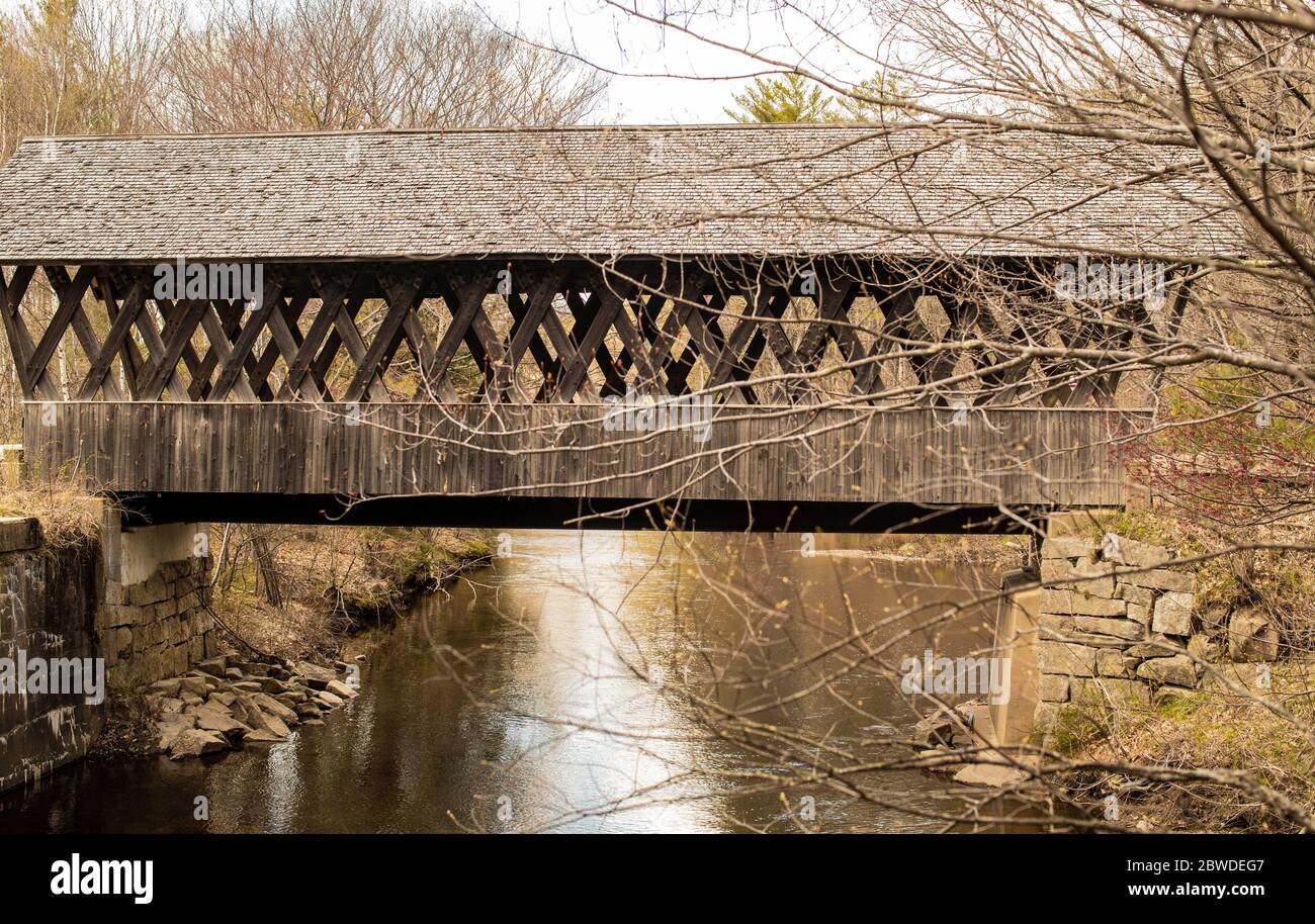 The Keniston Covered Bridge is one of many in southwestern New ...