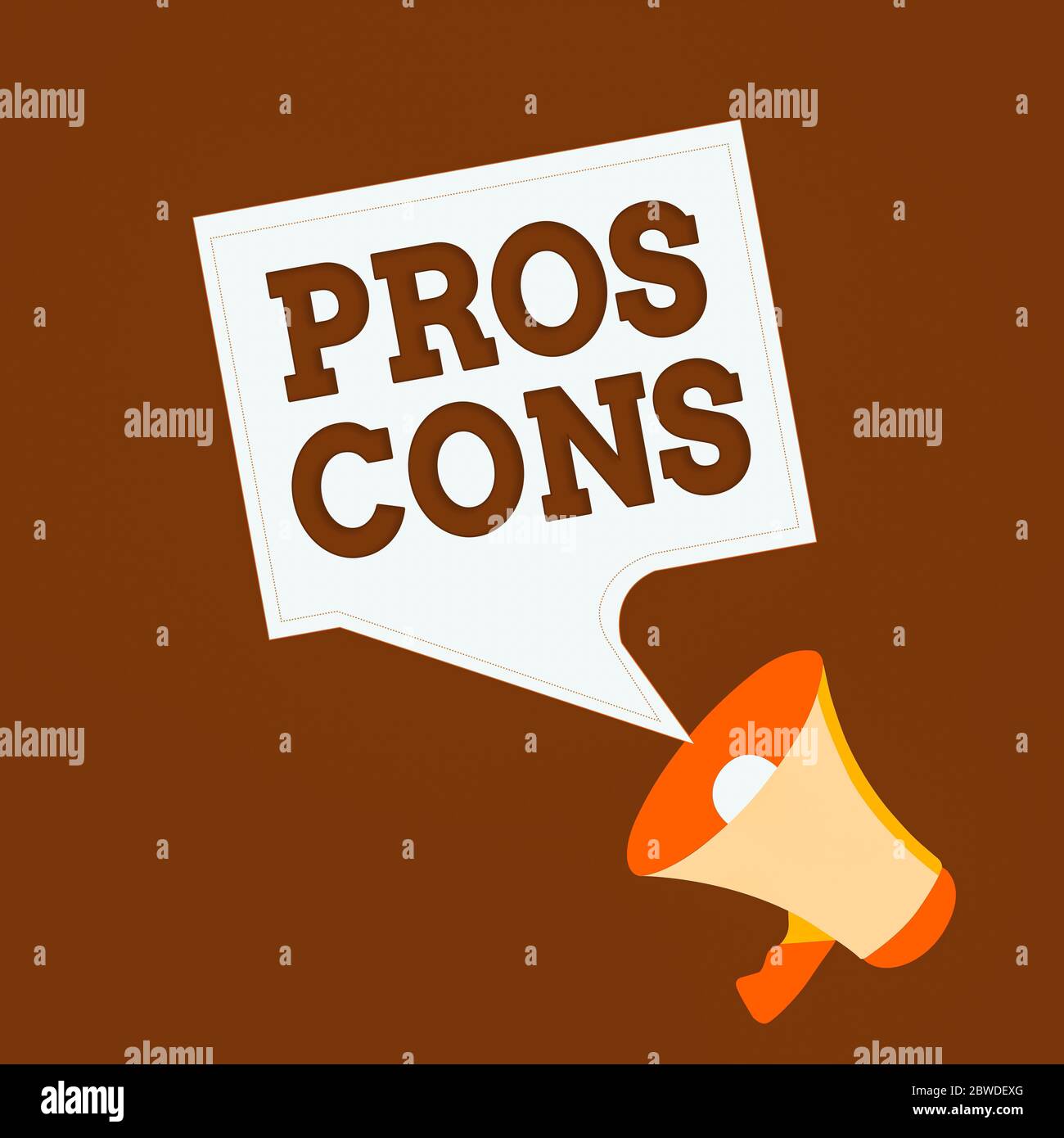 Conceptual hand writing showing Pros Cons. Concept meaning advantages ...