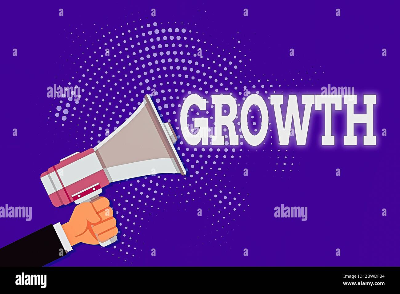 Handwriting text Growth. Conceptual photo progressive acquisition of ...