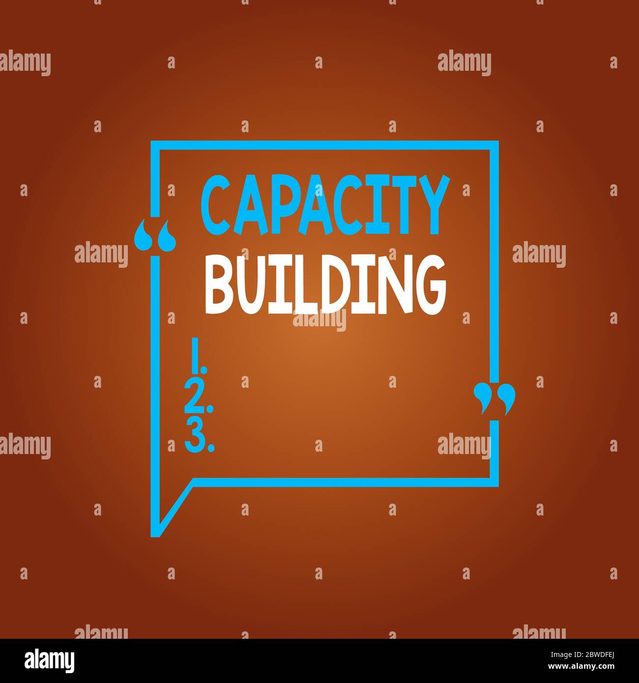 Conceptual hand writing showing Capacity Building. Concept meaning ...
