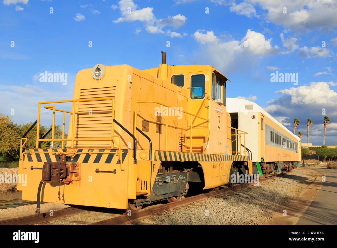 Locomotive in Riverside Park,Yuma,Arizona,USA Stock Photo - Alamy