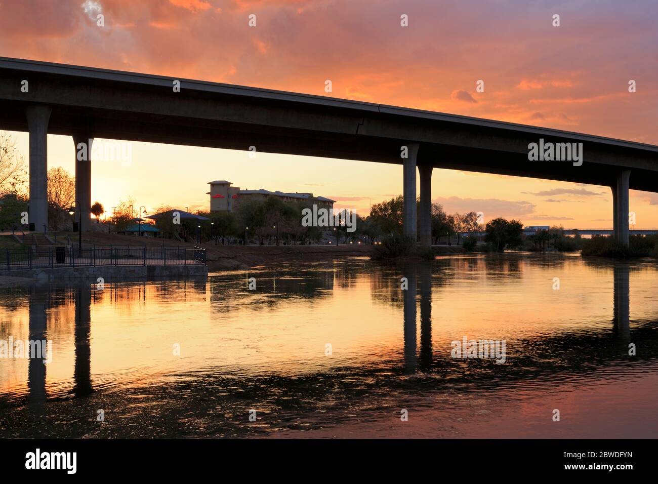 Interstate 8 Bridge over the Colorado River,Gateway Park,Yuma,Arizona ...
