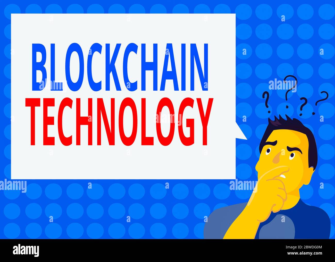 Handwriting text writing Blockchain Technology. Conceptual photo ...