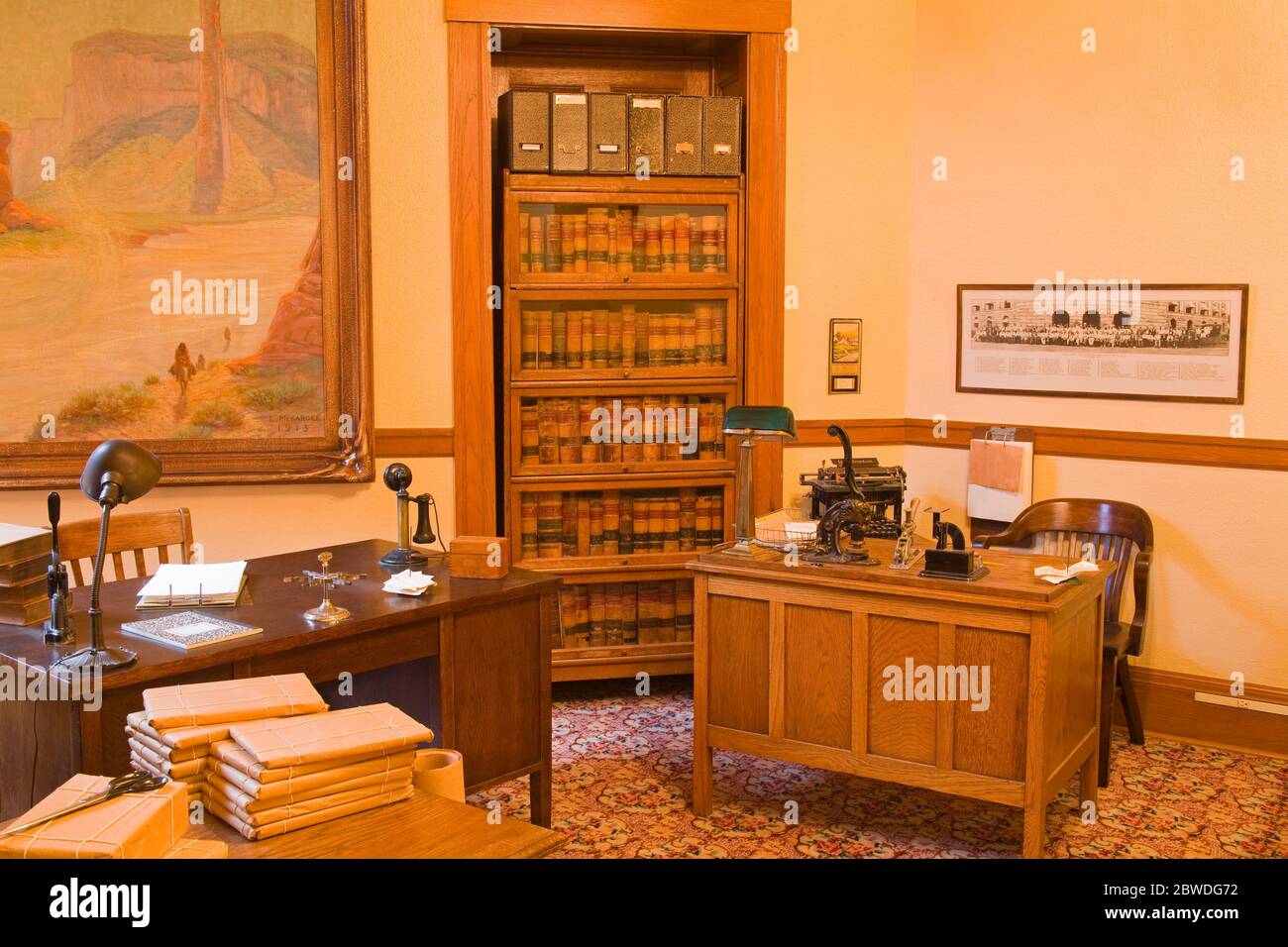 Secretary of State's Office, Capitol Museum,Phoenix,Arizona,USA Stock ...
