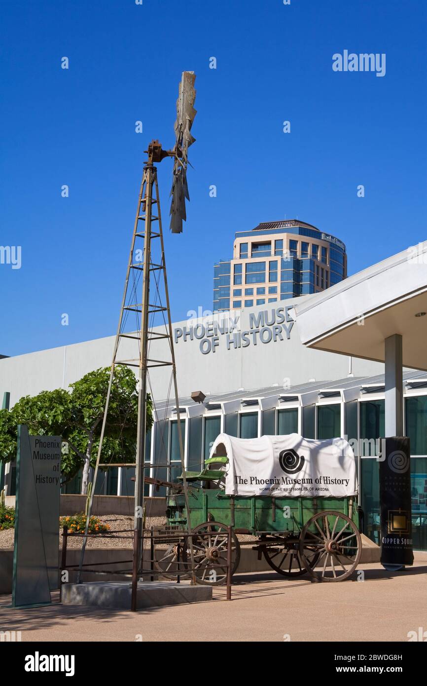 The Phoenix Museum of History, Phoenix, Arizona, USA Stock Photo - Alamy