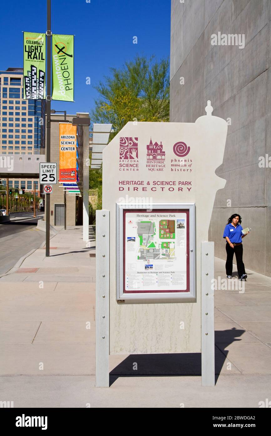 Arizona Science Center, Heritage Square, Phoenix, Arizona, USA Stock ...