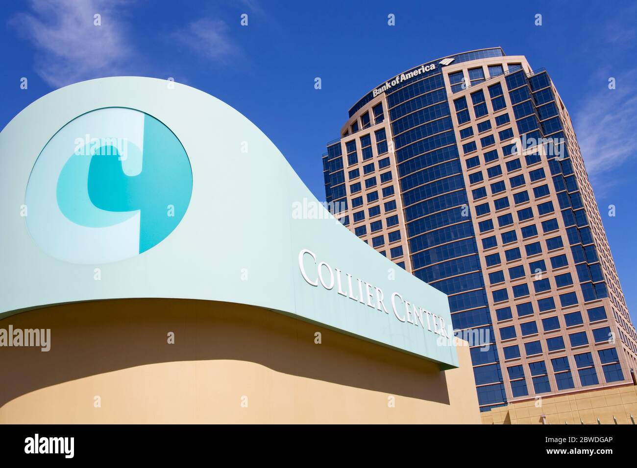 Collier Center & Bank of America Tower, Phoenix, Arizona, USA Stock ...