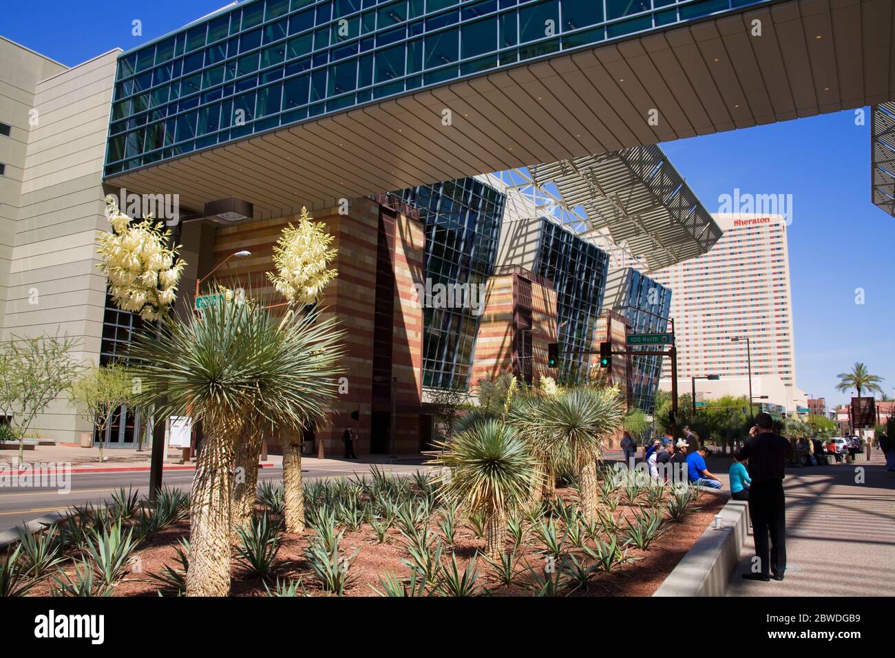 North Building of Convention Center, Phoenix, Arizona, USA Stock Photo ...