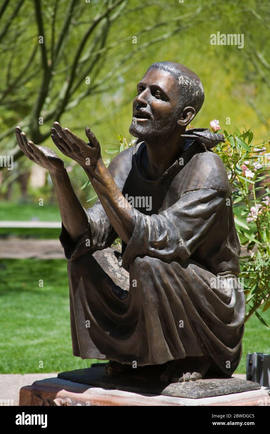 St. Francis of Assisi Statue by Michael Myers, Piper Plaza, St. Mary's ...
