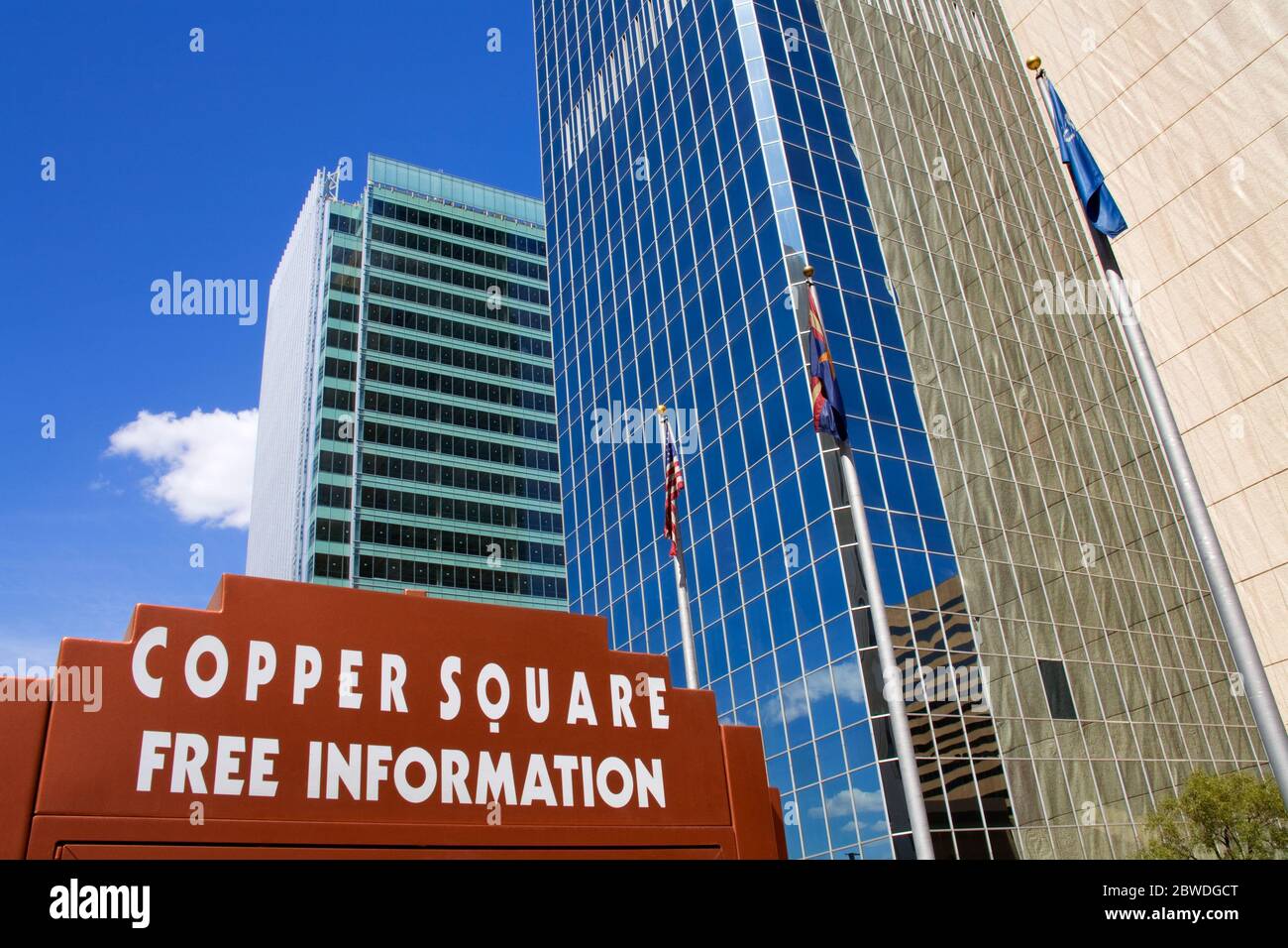 Chase Tower in Copper Square, Phoenix, Arizona, USA Stock Photo - Alamy