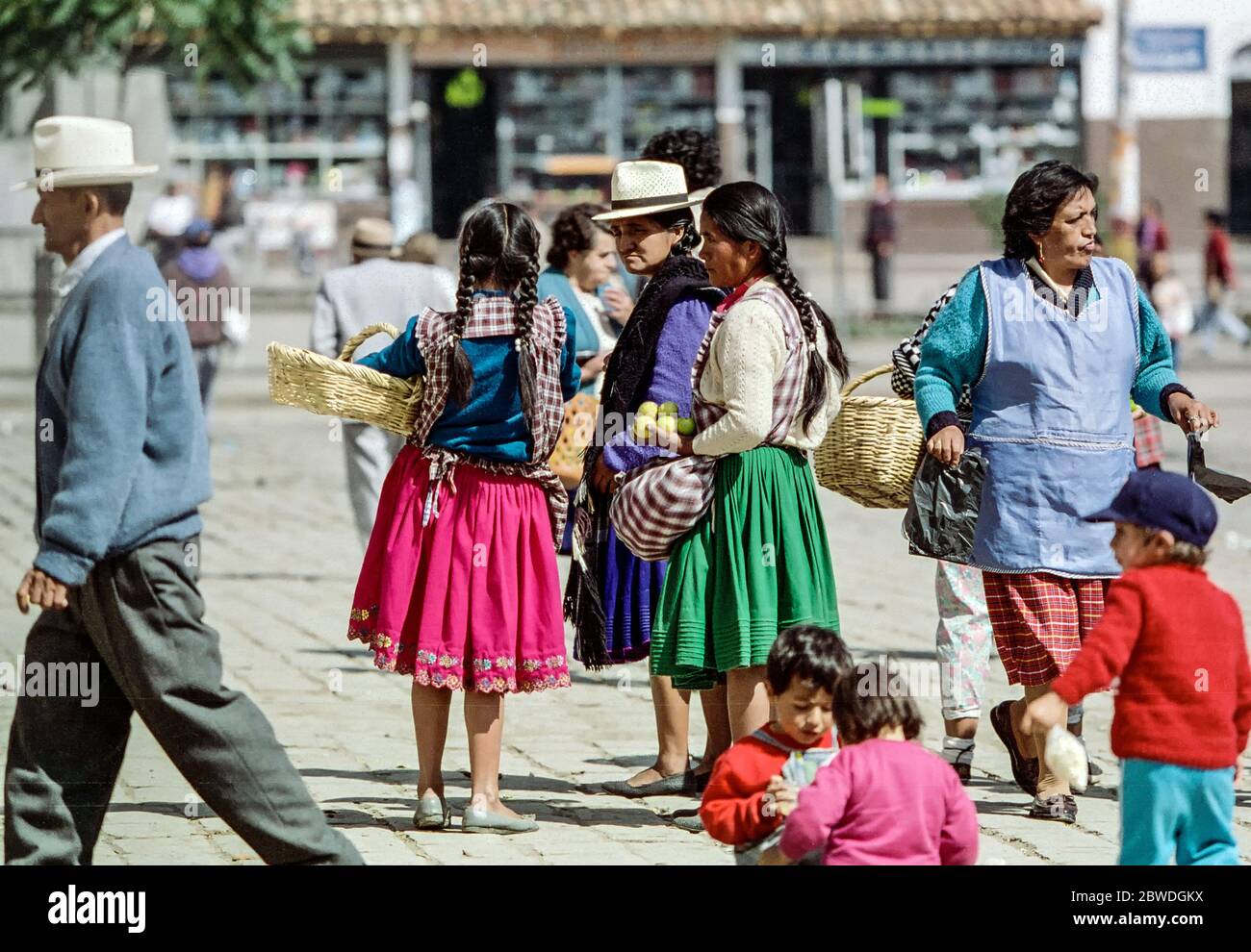 Market in Cuenca Stock Photo - Alamy