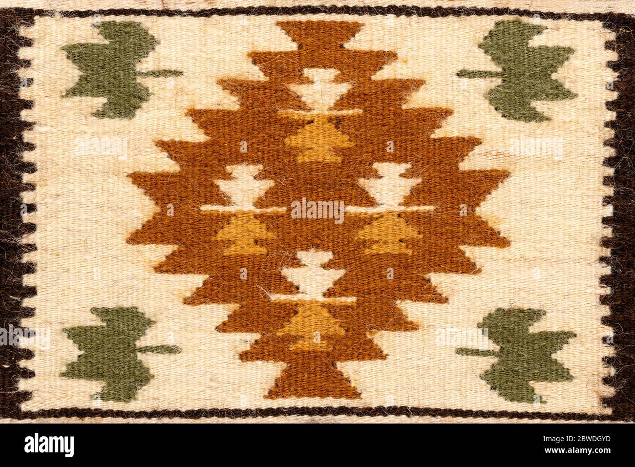 Fragment of Romanian traditional wool carpet design pattern Stock Photo ...