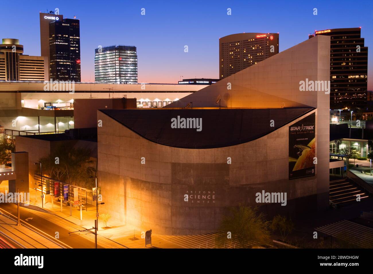 Washington Street & Skyline, Phoenix, Arizona, USA Stock Photo - Alamy