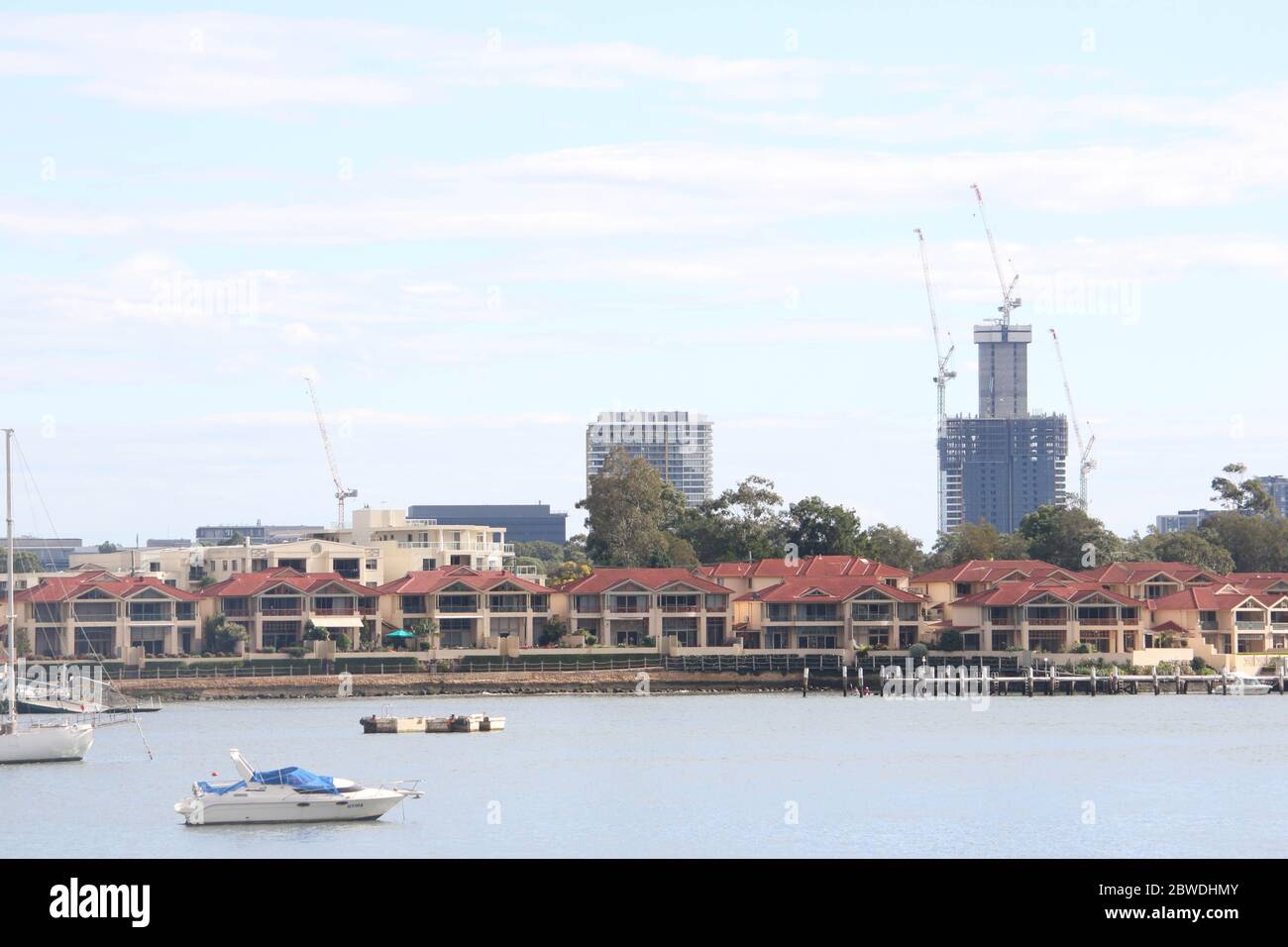 Australian Housing With Water Views High Resolution Stock Photography ...