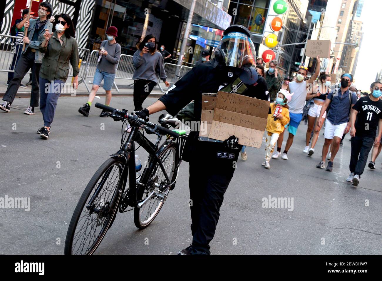 America in Turmoil, New York, USA Stock Photo - Alamy
