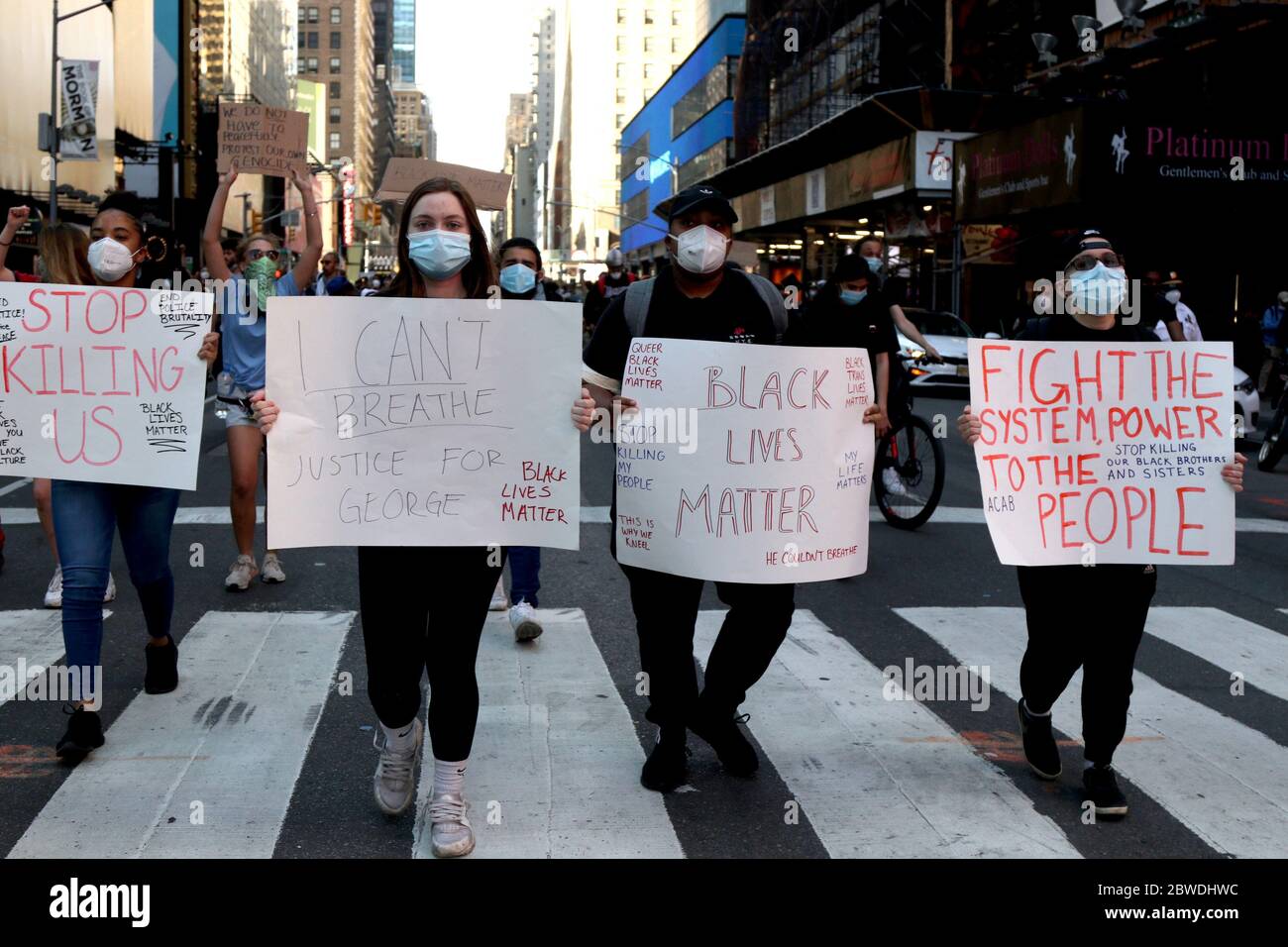 America in Turmoil, New York, USA Stock Photo - Alamy