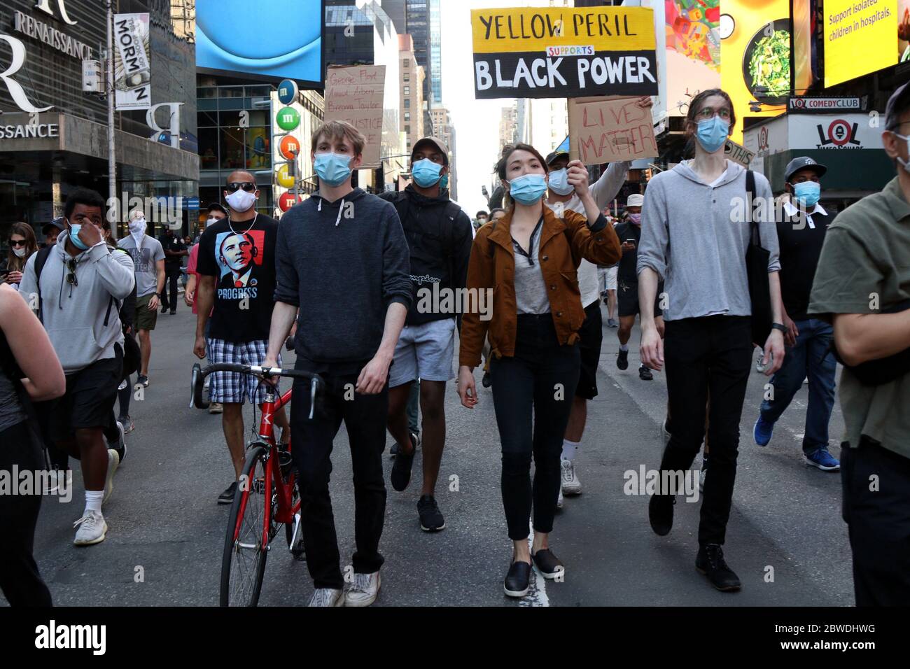 America in Turmoil, New York, USA Stock Photo - Alamy