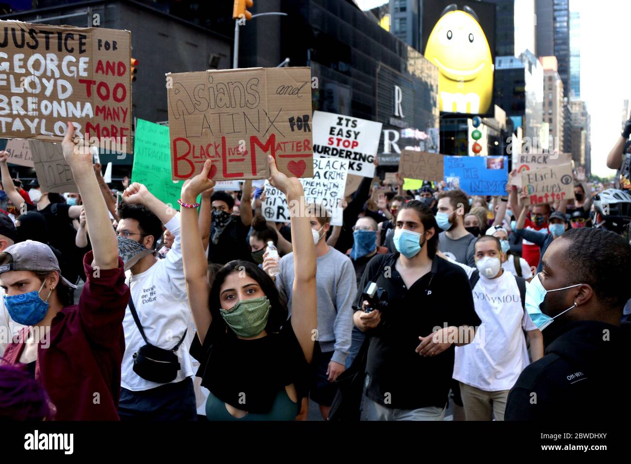America in Turmoil, New York, USA Stock Photo - Alamy
