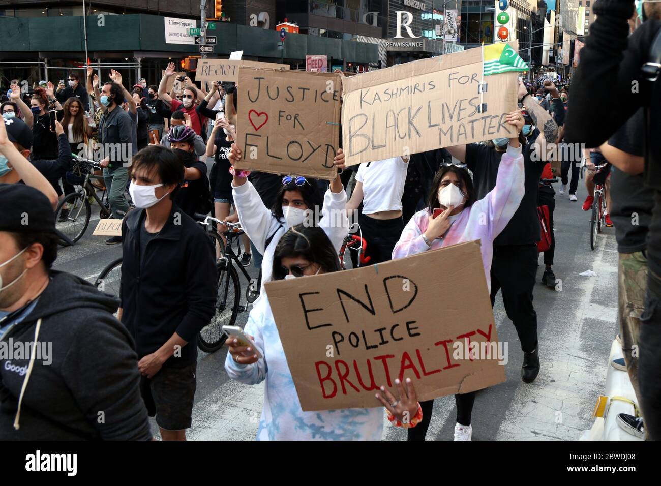 America in Turmoil, New York, USA Stock Photo - Alamy
