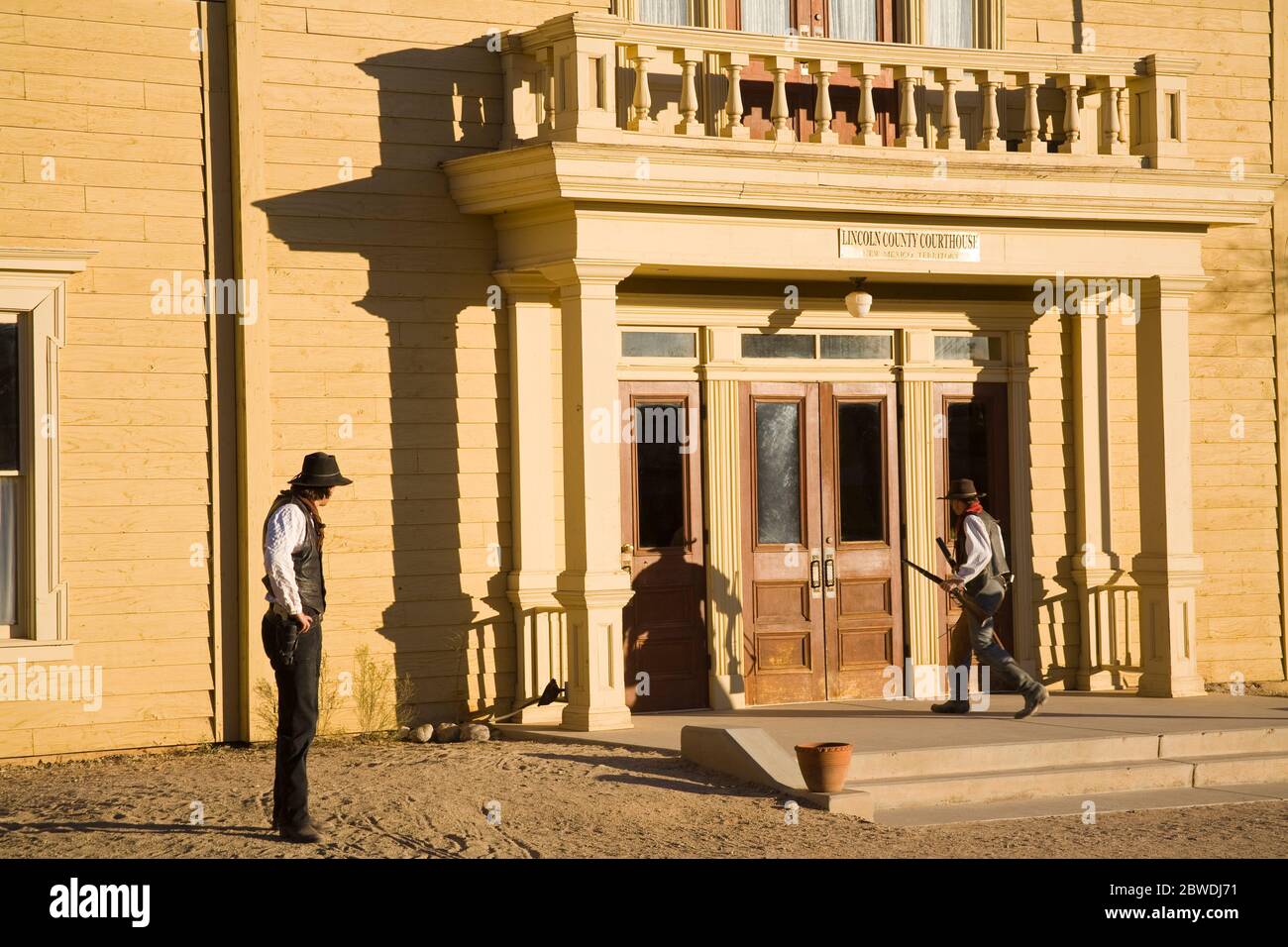 Lincoln County Courthouse in Old Tucson Studios,Tucson, Arizona,USA ...