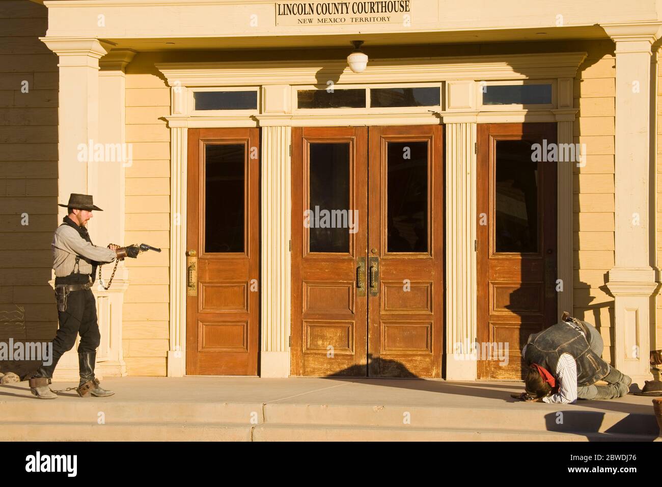 Lincoln County Courthouse in Old Tucson Studios,Tucson, Arizona,USA ...