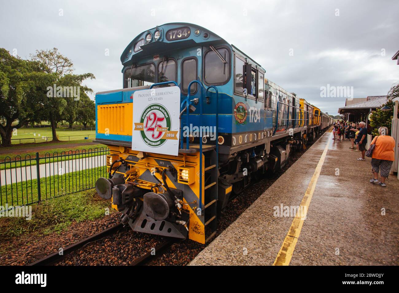 Historic Kuranda Scenic Railway in Australia Stock Photo - Alamy