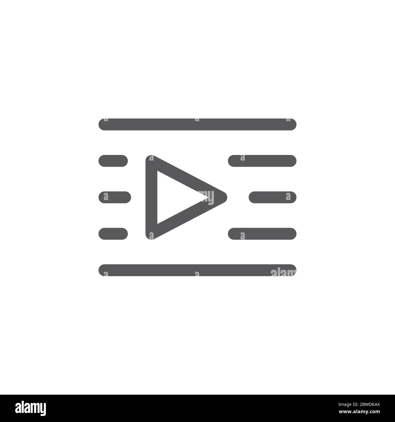 Video play list vector icon symbol favorite isolated on white ...