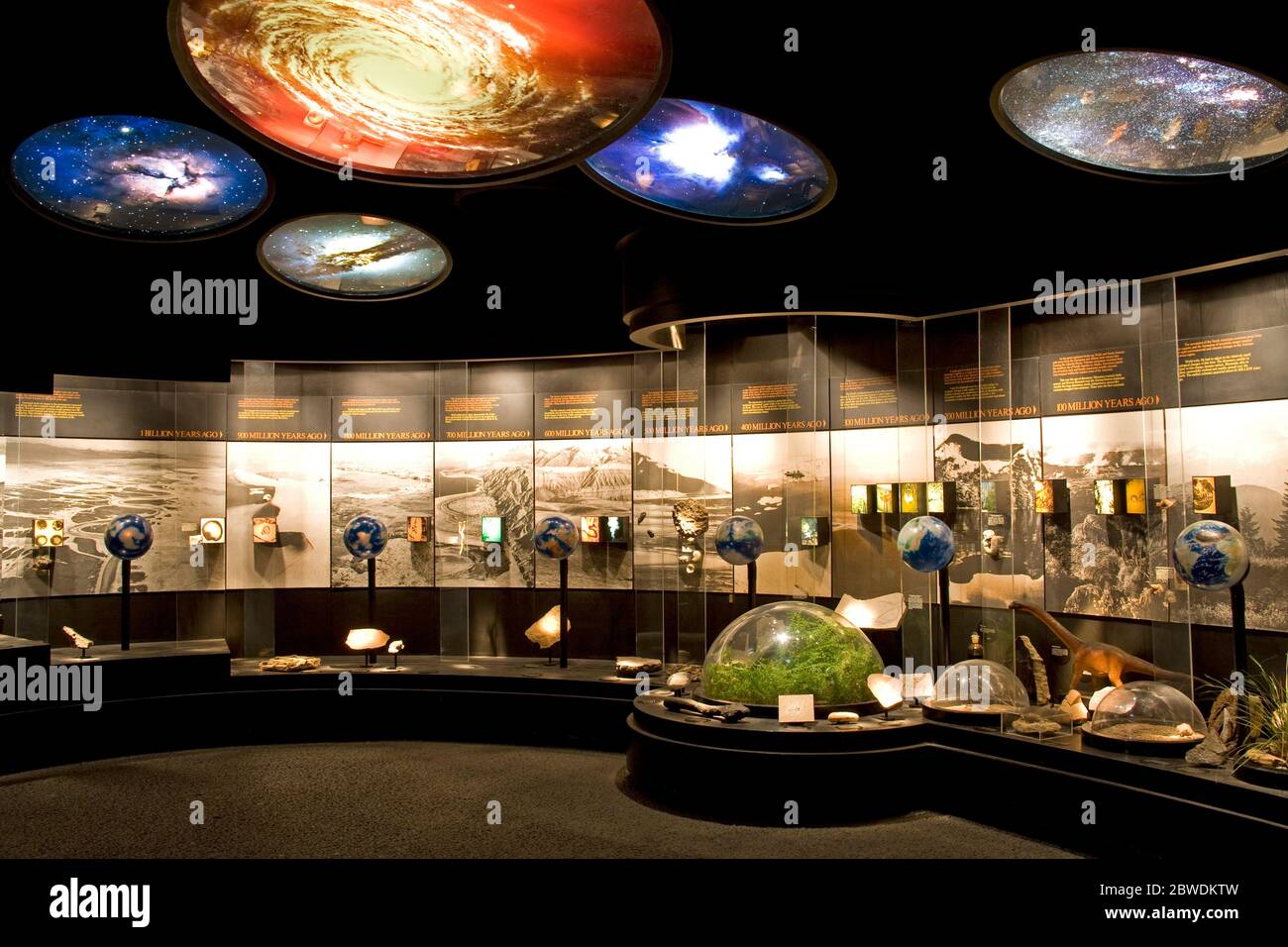 Geology exhibit at the Arizona-Sonora Desrt Museum, Tucson, Pima County ...