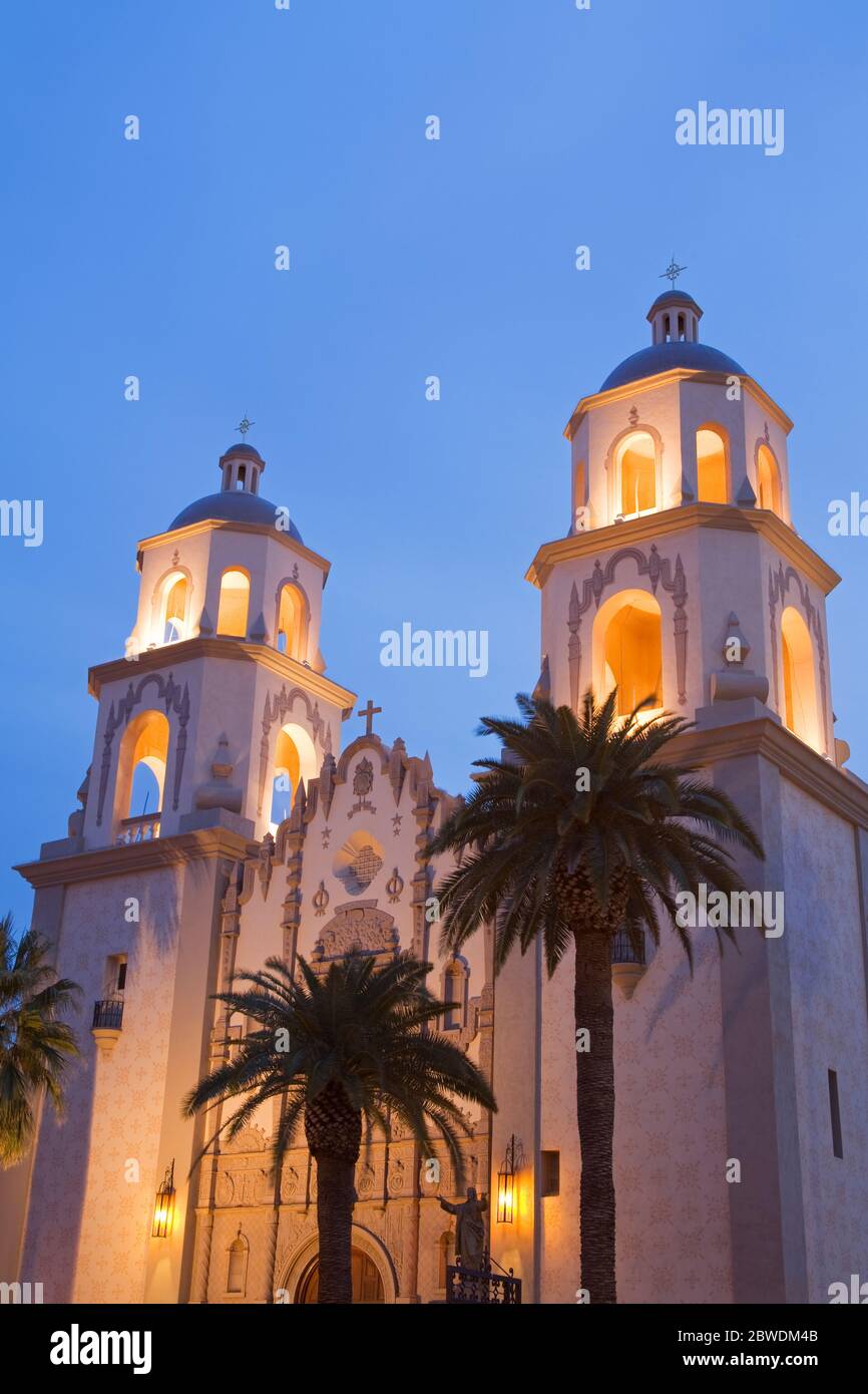San Agustin Cathedral,Tucson, Arizona,USA Stock Photo - Alamy