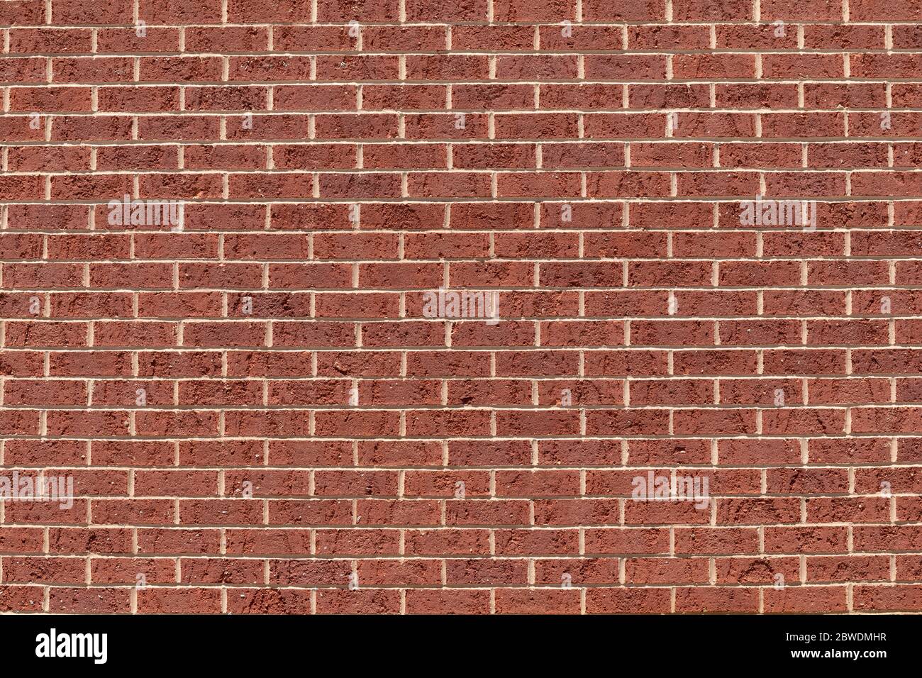 Classic red brick background in running bond pattern, copy space ...
